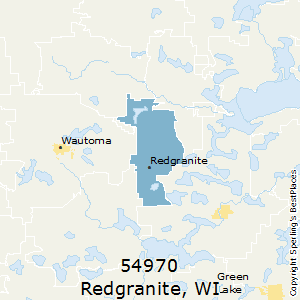 Redgranite (zip 54970), WI