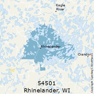 Rhinelander (zip 54501), WI