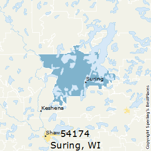 Suring (zip 54174), WI