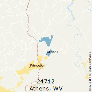 Athens (zip 24712), WV
