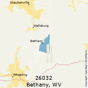 Bethany (zip 26032), WV