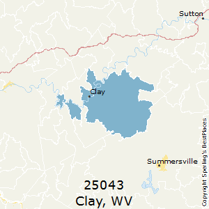 Clay (zip 25043), WV