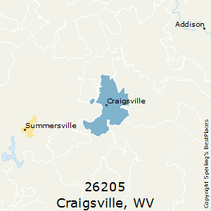 Craigsville (zip 26205), WV