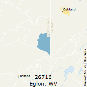 Eglon (zip 26716), WV