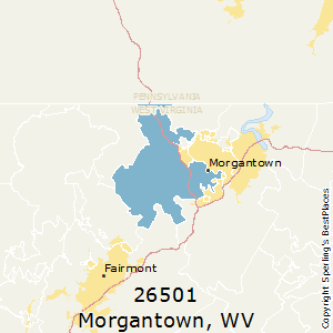Morgantown (zip 26501), WV
