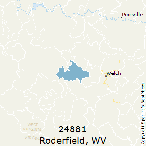 Roderfield (zip 24881), WV