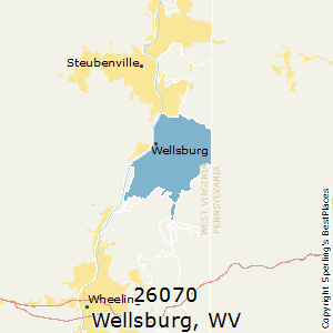 Wellsburg (zip 26070), WV