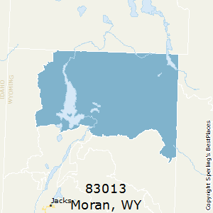 Moran (zip 83013), WY