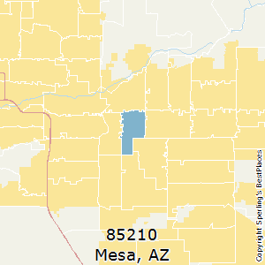 East Mesa Zip Code Map - United States Map