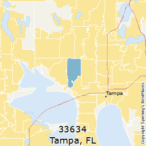 Tampa Bay Area Zip Code Map - Map