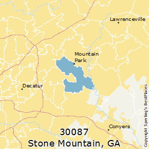 Stone Mountain Ga Zip Code Map - Map