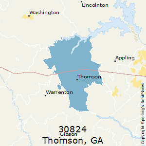 Best Places to Live in Thomson (zip 30824), Georgia