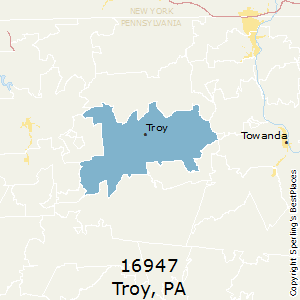 Troy (zip 16947), PA